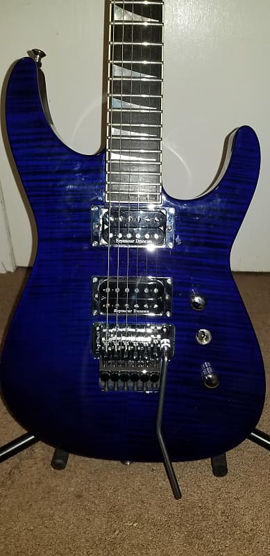 Jackson USA Select Series SL2H Soloist Transparanet Blue | Reverb