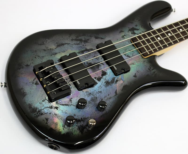 2010 Spector Legend 4 Classic Electric Bass, Holoflash Black | Reverb