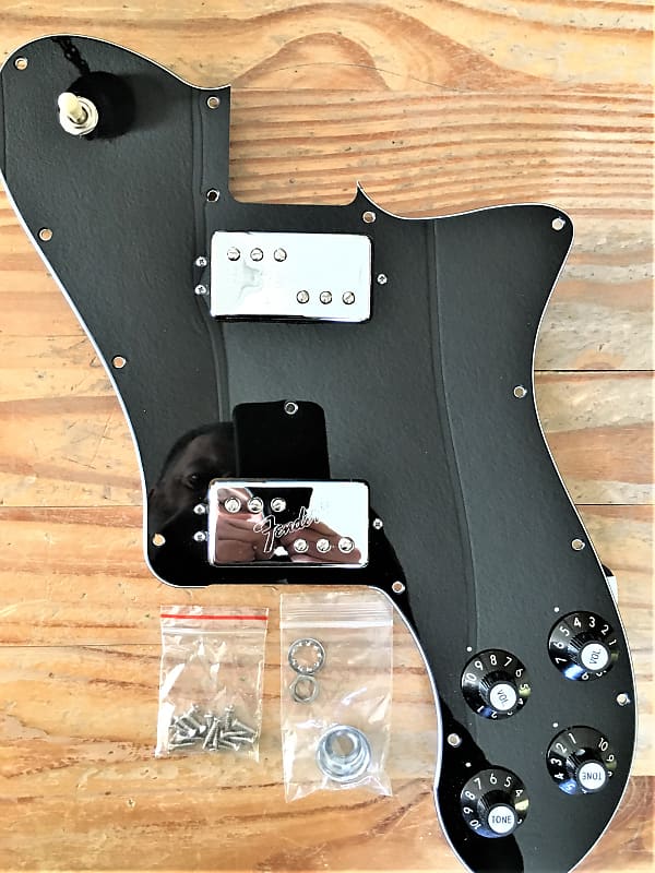 Fender Telecaster Deluxe Loaded Pickguard 2018 - Black | Reverb