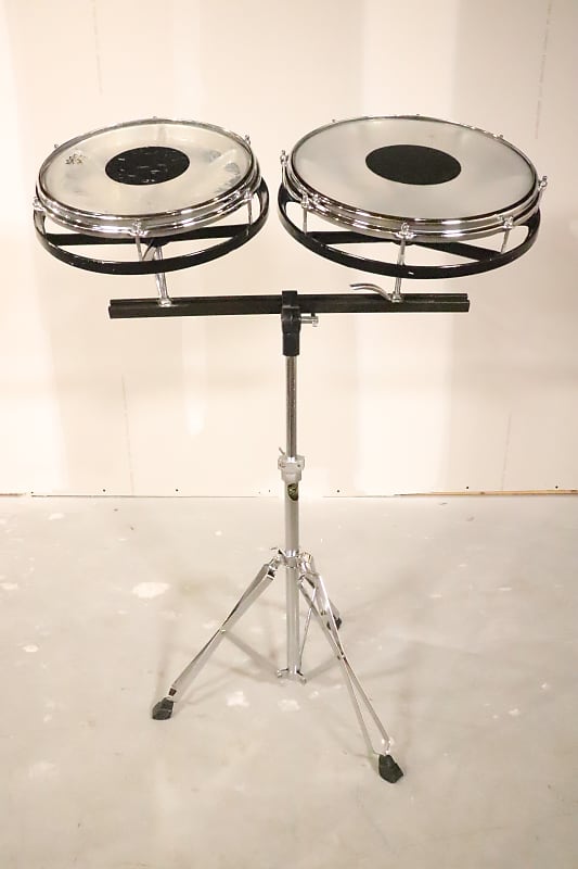 Cosmic Percussion 12" and 14" Roto Tom Drums With Stand | Reverb