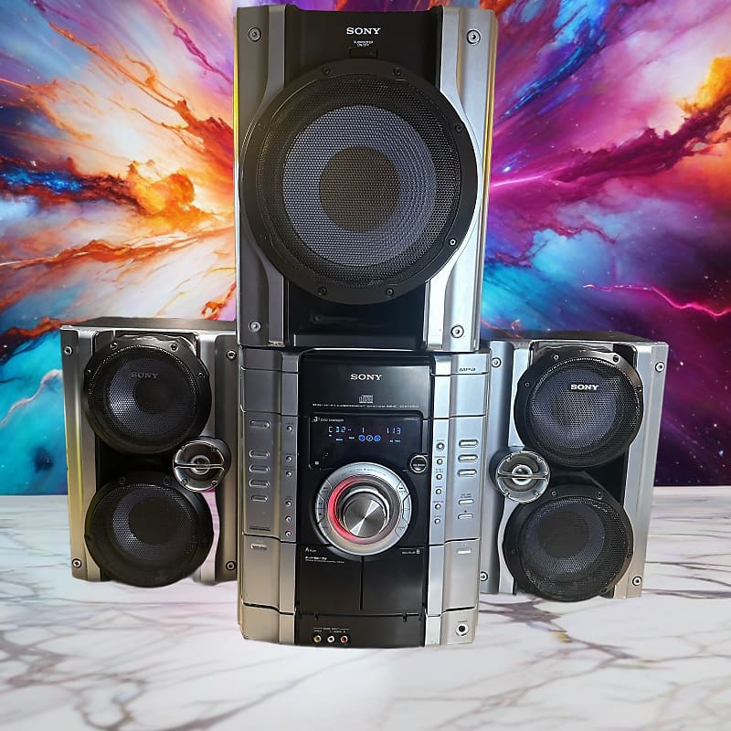 Sony MHC-GX450 Stereo System W/ Remote 🎶 3-CD, Dual | Reverb Canada