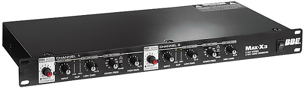 BBE Max-X3 Stereo Dual Channel 2 Way Crossover with Built In | Reverb