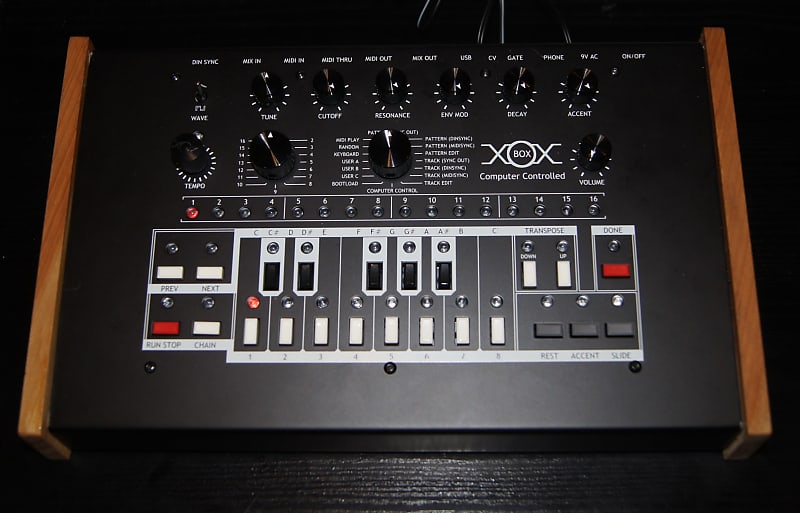 Weekend offer: X0xb0x full aluminium case with wood cheeks | Reverb