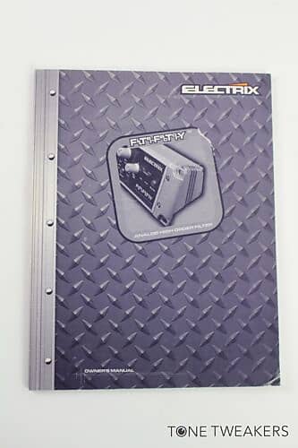 ELECTRIX FILTER FACTORY OWNERS MANUAL effect rack midi book | Reverb