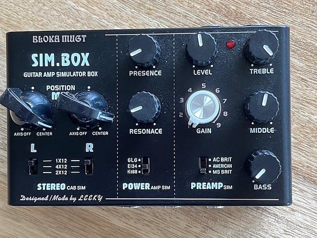Leeky Bloka Mugt Sim.Box Amp Simulator Sim/Box Present - | Reverb