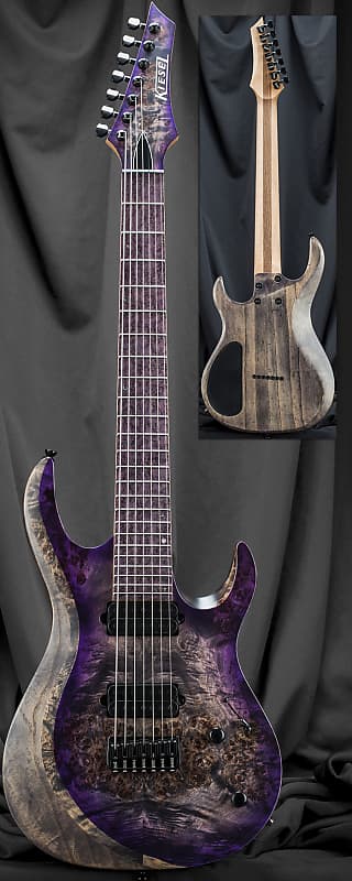 Kiesel A7H Aries 24 Fret Bolt-On Neck 7-String Electric | Reverb