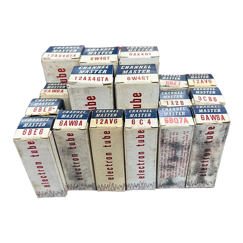 Lot of 17 Channel Master Vacuum Tubes | Reverb