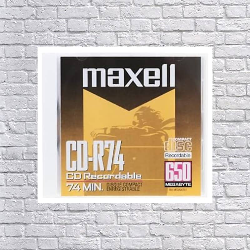 Maxell CD-R 74 Minute CD Recordable - 650 MB | Reverb