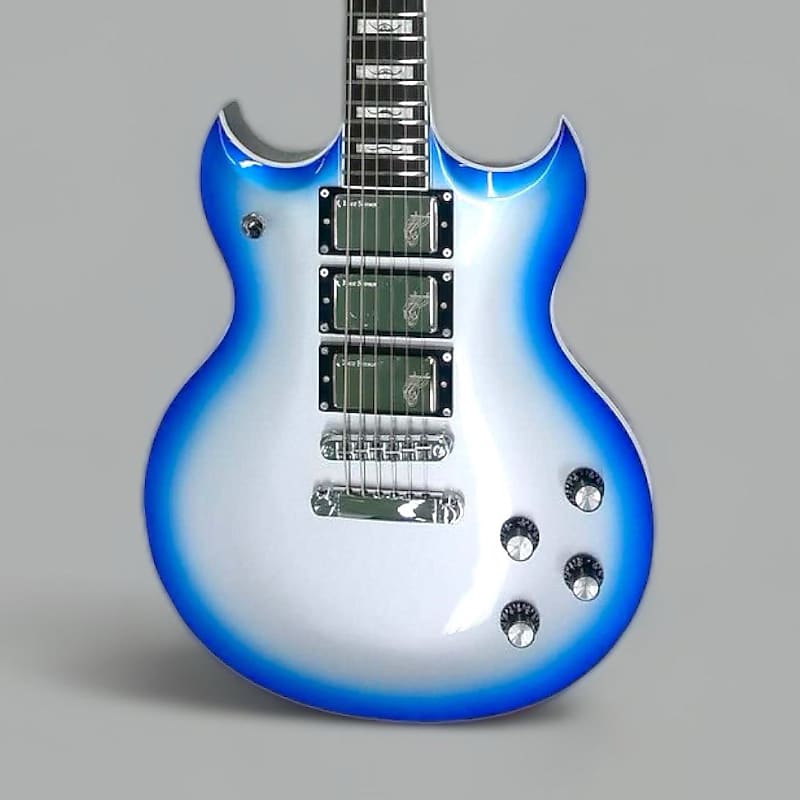 Woodrite Matt Pike Signature Warlord - Antarctican Burst | Reverb