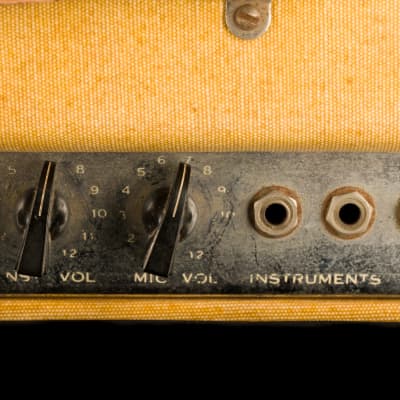 Vintage 1949 Fender V-Front Super Guitar Amp Combo | Reverb