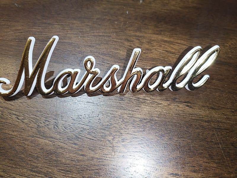 Marshall 7 Inch Logo For Cabinet Or Head 70s Style 2020 | Reverb