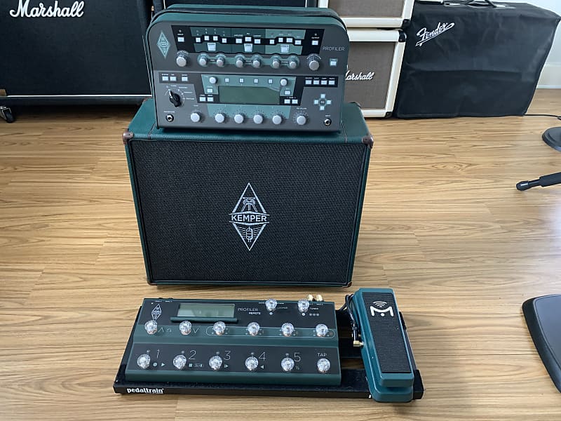 Complete Kemper rig, powered head, controller, cab, 100’s of | Reverb