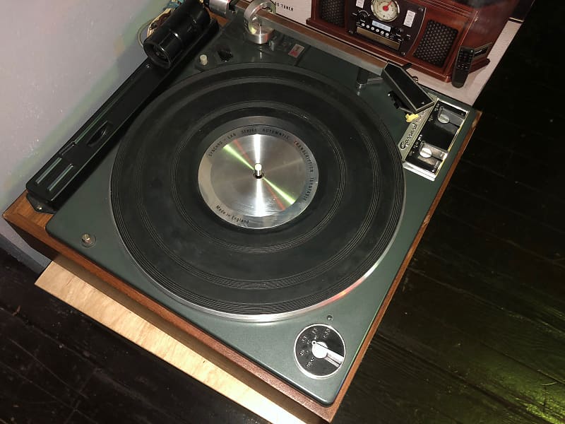 Garrard Lab Synchro Series 95 - Silver and Wood Turntable - | Reverb