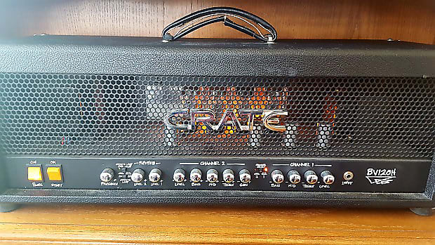Crate BV 120H Head Blue Voodoo Tube Amp BV120H | Reverb