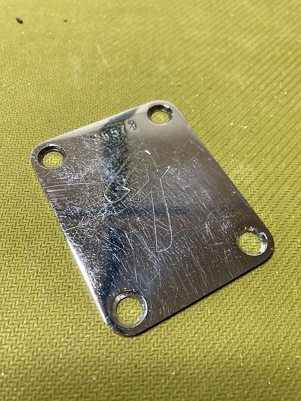 1967 Fender "F" Stamped Neck Plate - Vintage | Reverb