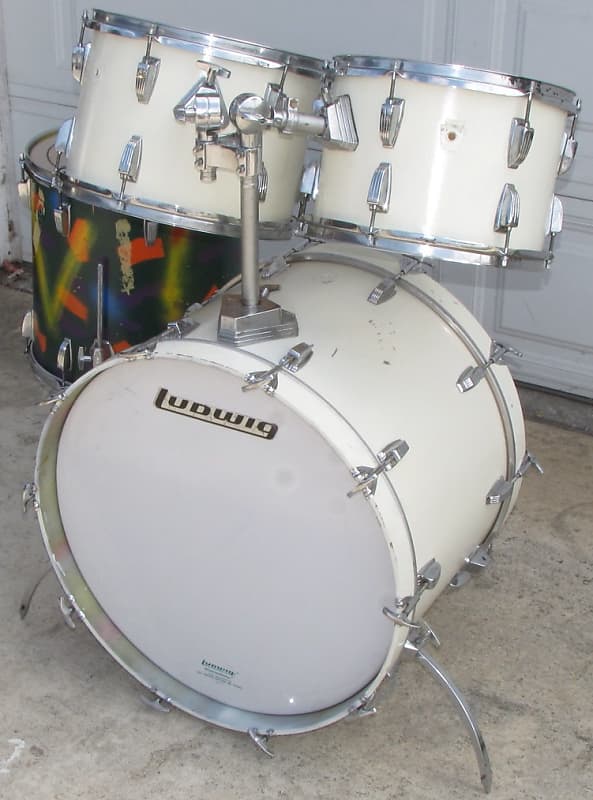 Vintage Ludwig Super Classic 4pc Drum Set 13" 14" 16" 24" | Reverb