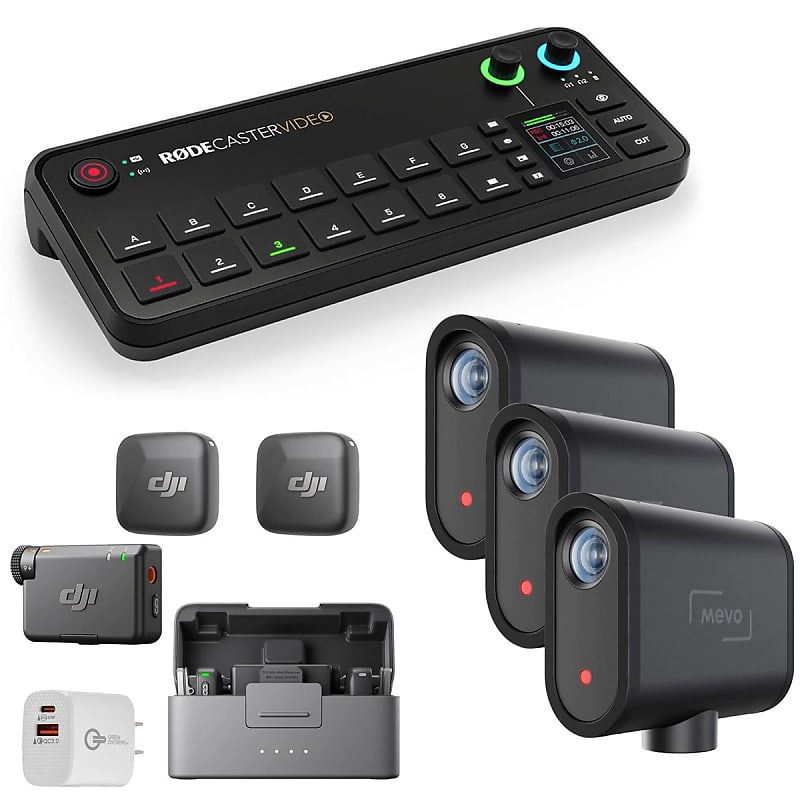 Rode RODECaster Video and Audio Production Console + Mevo | Reverb