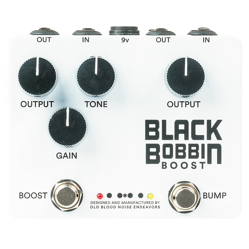 Old Blood Noise Endeavors Black Bobbin Boost Dual Clean Boost | Reverb