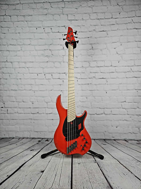 Dingwall NG3 Nolly 5 String Nolly Bass Guitar Fiesta Red | Reverb