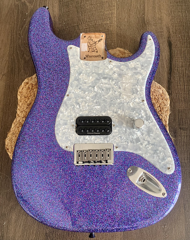 Warmoth Hardtail Stratocaster Snow Cone Metal Flake Tom | Reverb