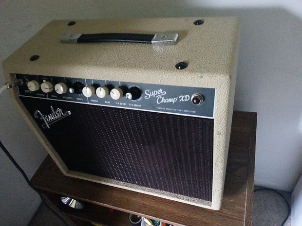 Fender Super champ xd blond Aged White Blonde | Reverb