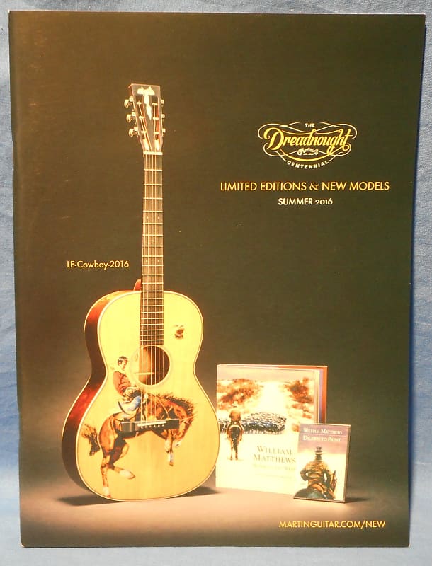 CF MARTIN LIMITED EDITION AND NEW MODELS GUITAR CATALOG | Reverb UK