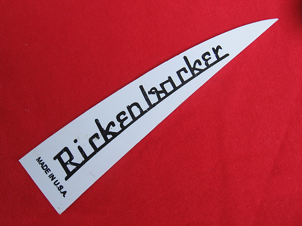 Truss rod cover with Rickenbacker logo | Reverb