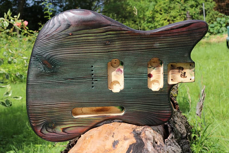 Telemaster body, "barncaster" dual Humbucker | Reverb