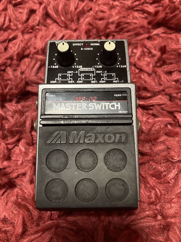 Vintage Maxon MS-02 Amp/Instrument Master Switch MIJ RARE | Reverb