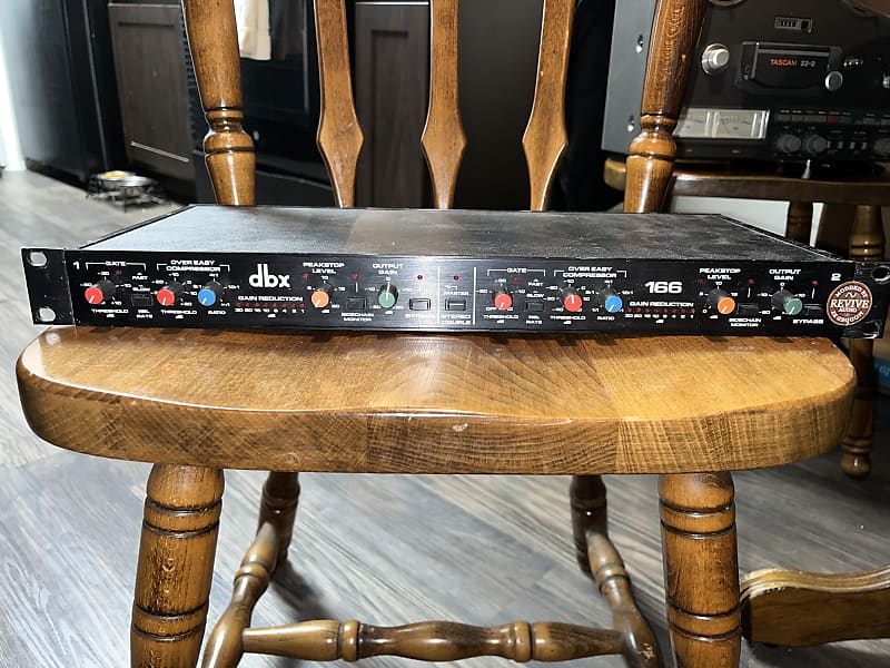 dbx 166 Revive Modded Stereo Compressor Made in the USA | Reverb
