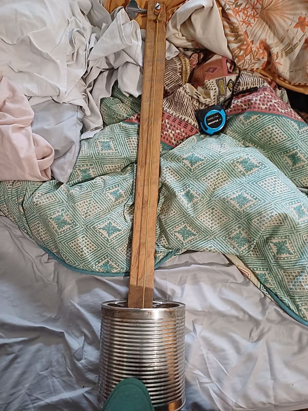 Homemade Bass canjo 2022 - Natural | Reverb