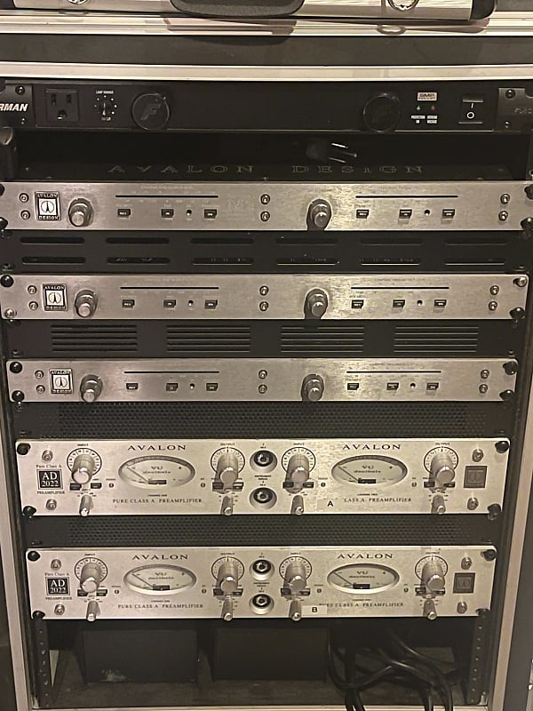 Avalon M2 Preamp Early 90's - Silver - Set of 3 | Reverb