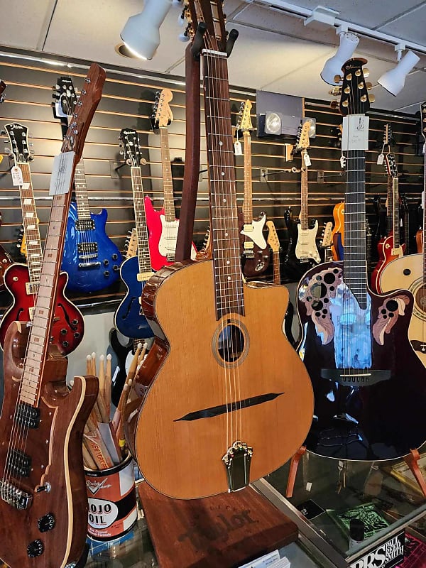 Stagg JZ120 Django Gypsy Jazz “Petite Bouche” 2013 - Cedar | Reverb