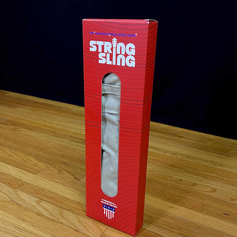 String Sling All-In-One Guitar Accessory - White | Reverb