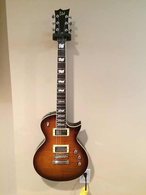 Korean ESP LTD EC 401vf Tobbaco Burst with hardshell case | Reverb