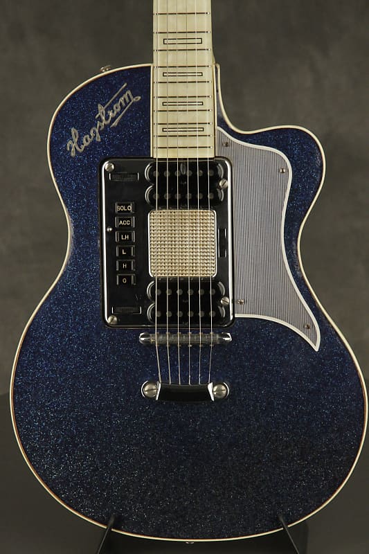 early 1960's Hagstrom P-46 / Deluxe 90 BLUE SPARKLE RARE | Reverb