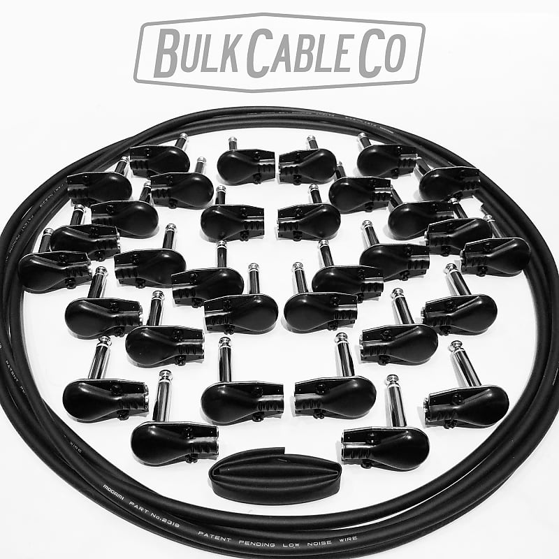 Patch Cable Kit - 16 FX Pedal Board Cables - Mogami 2319 - | Reverb