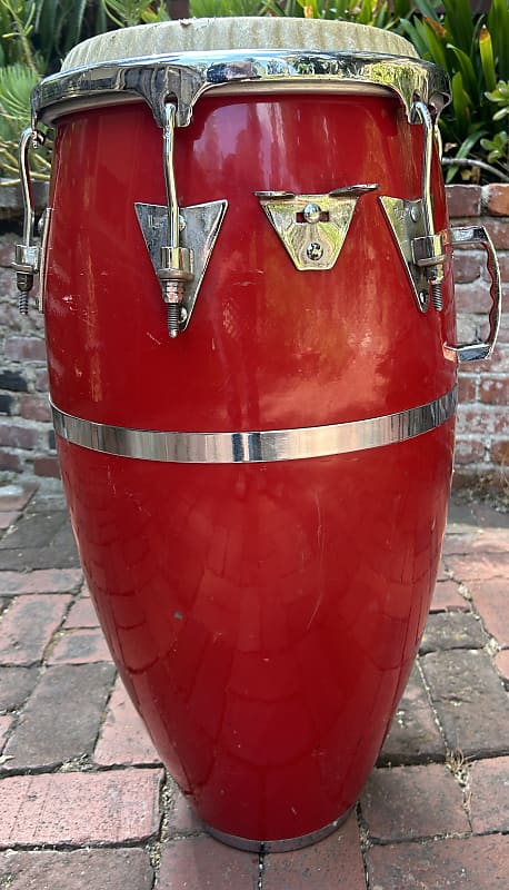 Latin Percussion Patato model conga 1991 - 1994 - Red | Reverb