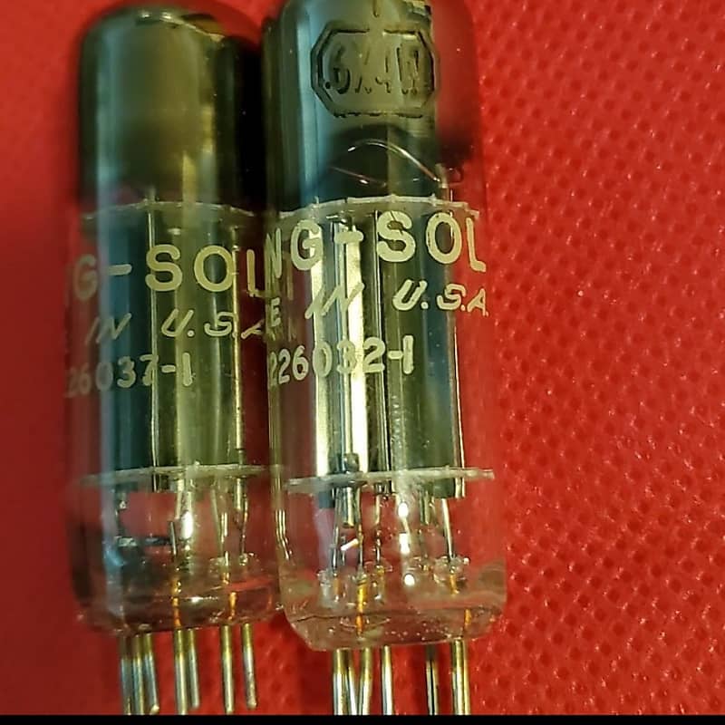 Tung-Sol 6x4 1970 Twin Set. | Reverb