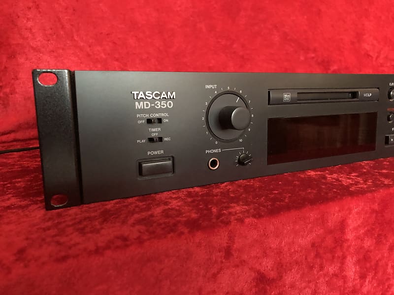 Tascam MD-350 - Minidisc Recorder XLR/RCA/Digital I/O | Reverb