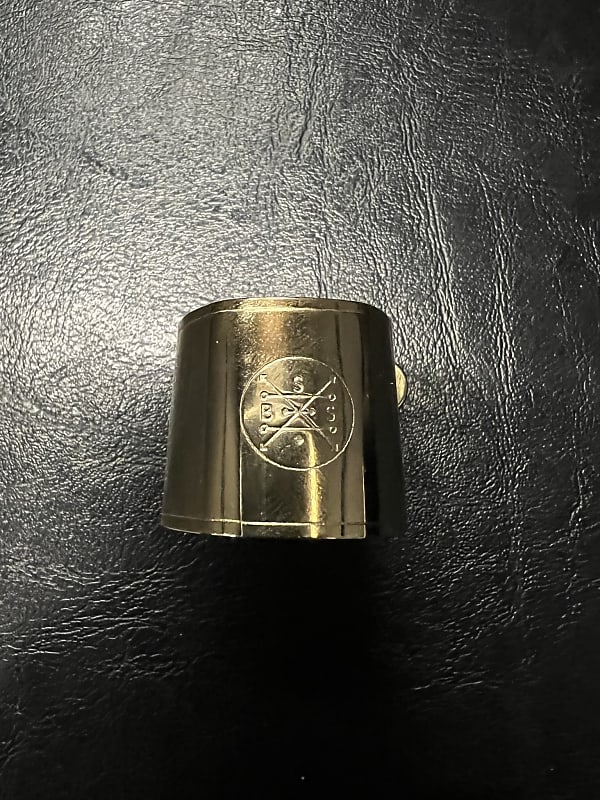 Boston Sax Shop BSS Superlative Tenor Ligature 18K Gold | Reverb