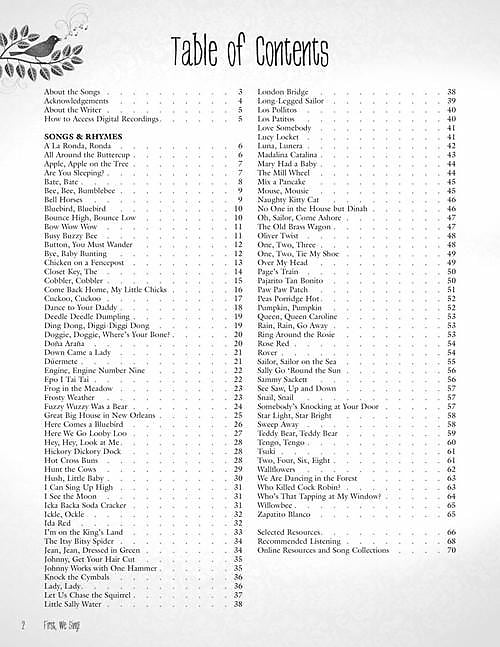 First, We Sing! 100 Little Songs And Rhymes (primary K-2 | Reverb