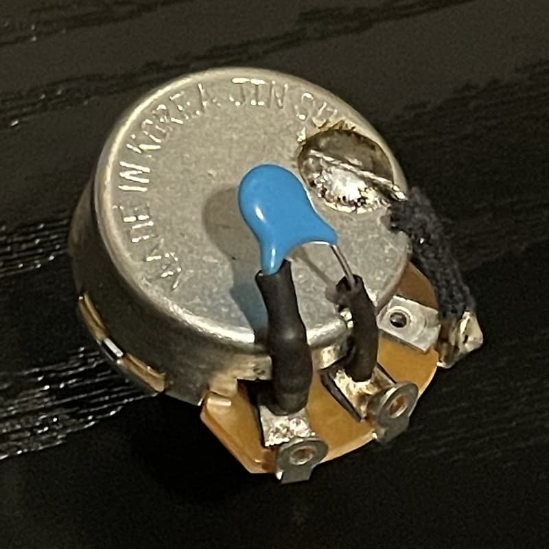 Alpha 250K Volume Pot W/ Custom Ceramic "Kinman" Treble Bleed | Reverb