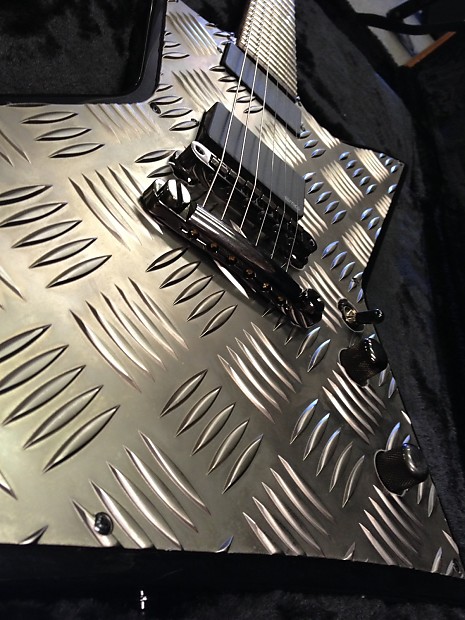 ESP ESP Standard Series EX Diamond Plate Diamond Plate black | Reverb
