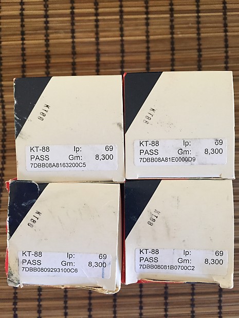 Sovtek Matched Quad Quartet KT88 Brand New | Reverb