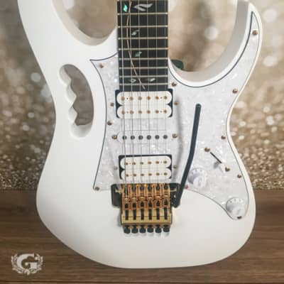 Ibanez Jem7VP Steve Vai Signature 2022 - White | Reverb