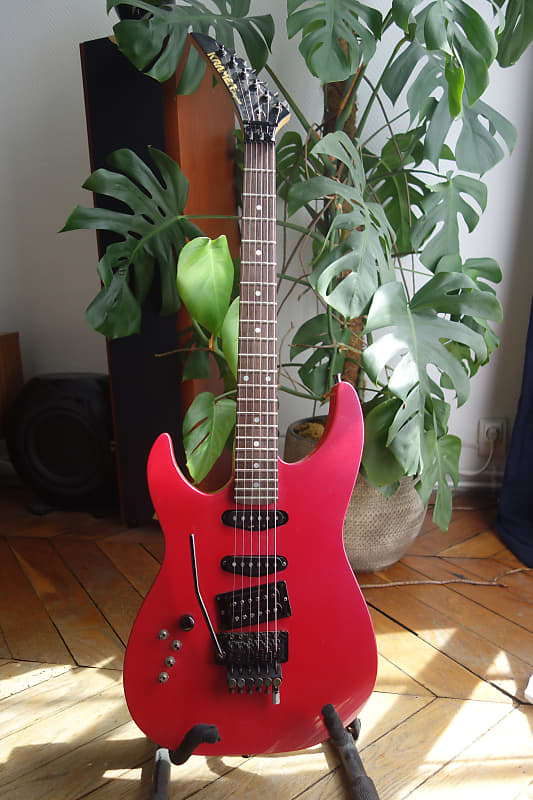 Left-handed Kramer Pacer Custom 1987 Flip Top Red | Reverb