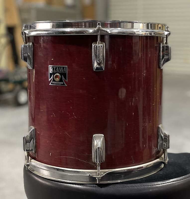 Tama Superstar 13 x 12 Rack Power Tom Drum in Cherry | Reverb