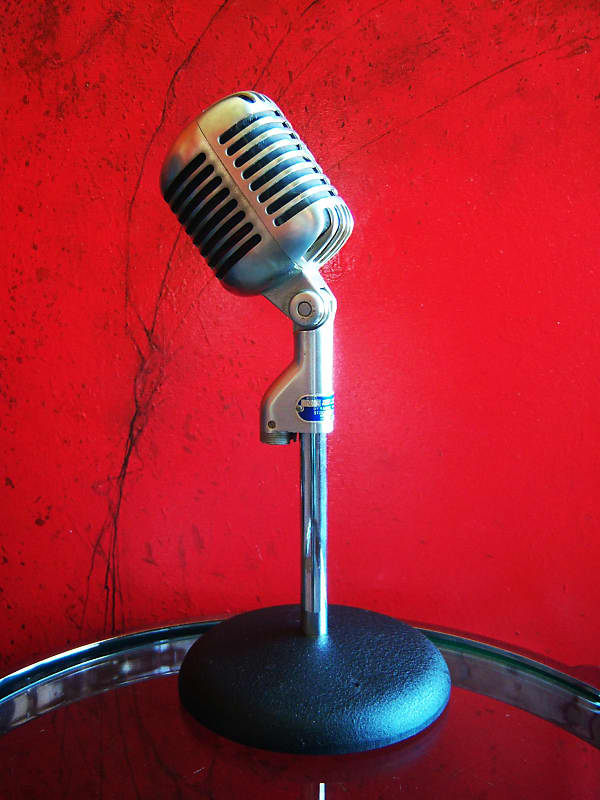 Vintage 1955 Stromberg Carlson MC41 / Shure 55S dynamic | Reverb