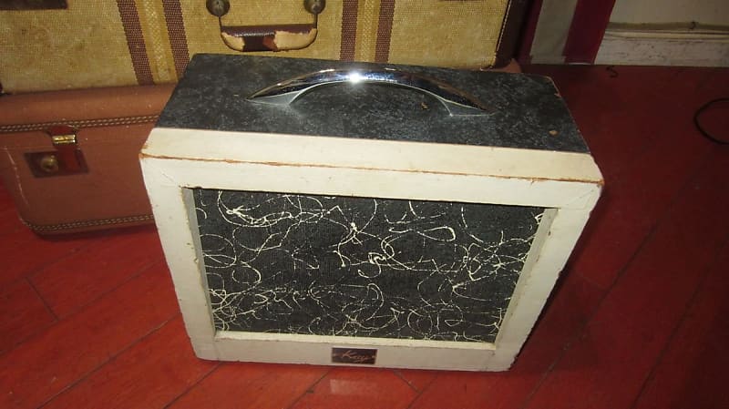 ~1964 Kay Model 703 small combo amp Grey and White | Reverb UK